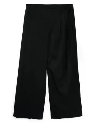PUSHBUTTON Asymmetric Trousers With Side Detail