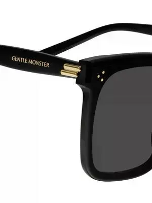 GENTLE MONSTER Full Rim Square Sunglasses - Black