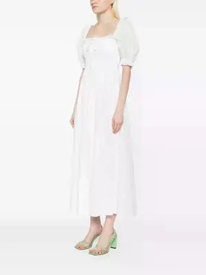 Hill House Home The Scarlett Midi Dress - White