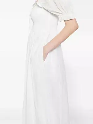 Hill House Home The Scarlett Midi Dress - White