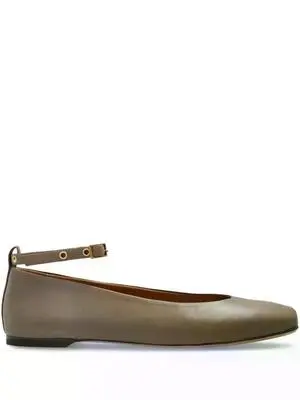 Emporio Armani Buckled Flats For Women