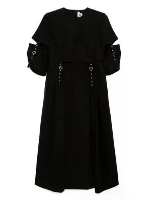 Noir Kei Ninomiya Slashed-sleeves Dress