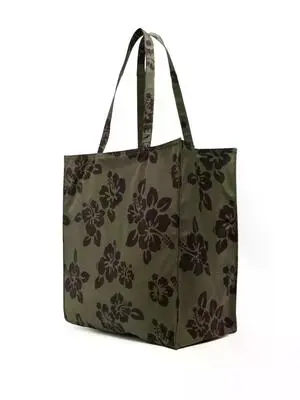 Aspesi Hibiscus Print Tote Bag