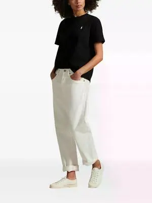 Polo Ralph Lauren Logo-embroidered T-shirt - Black