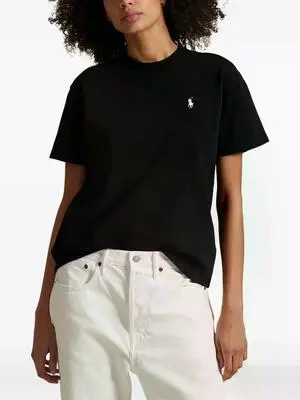 Polo Ralph Lauren Logo-embroidered T-shirt - Black