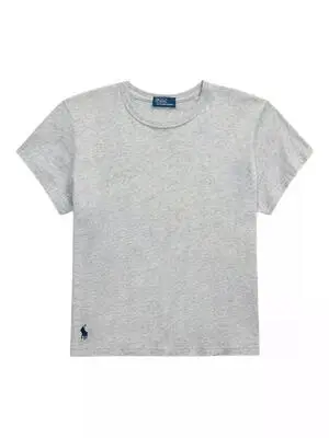 Polo Ralph Lauren Shrunken-fit Crewneck T-shirt - Grey