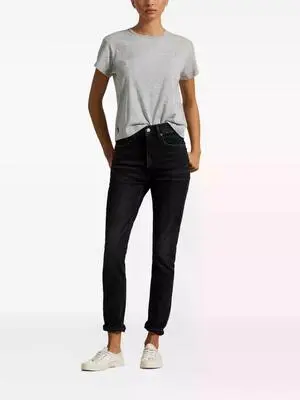 Polo Ralph Lauren Shrunken-fit Crewneck T-shirt - Grey