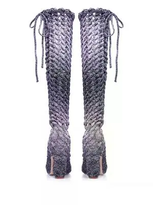 ISA BOULDER Knitted Over-the-knee Boots