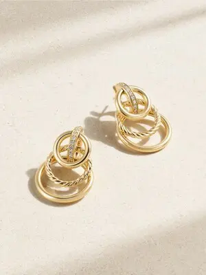 David Yurman Layered Earrings
