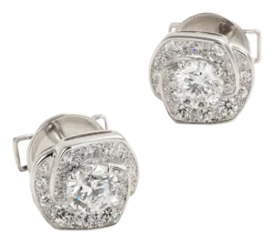 David Morris Diamond Earrings