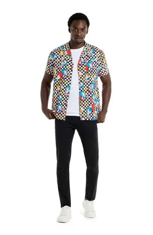 Opposuits Relaxed Fit Sonic The Hedgehog® Print Camp Shirt