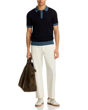 BOSS Camel L-jones Polo Shirt - Dark Blue