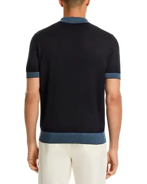 BOSS Camel L-jones Polo Shirt - Dark Blue