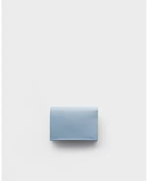 Prada Small Saffiano Leather Wallet - Light Blue