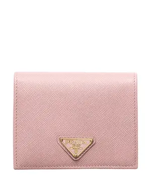 Prada Small Saffiano Leather Wallet - Pink