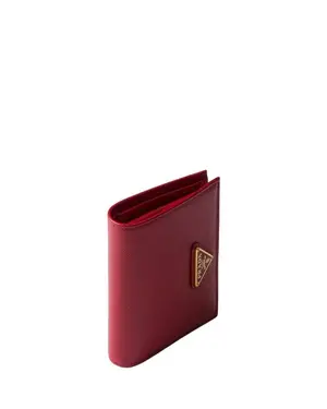 Prada Small Saffiano Leather Wallet - Red