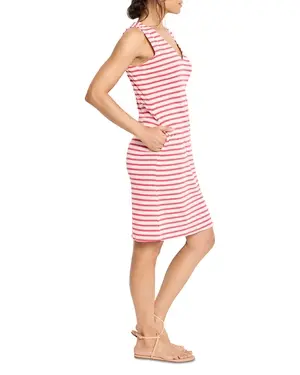 NIC+ZOE Striped Sleeveless V-neck Dress