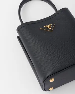 Prada Saffiano Leather Mini Bag - Black