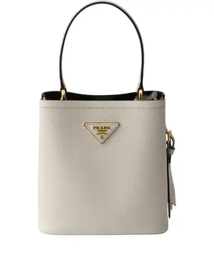Prada Saffiano Leather Mini Bag - Neutral