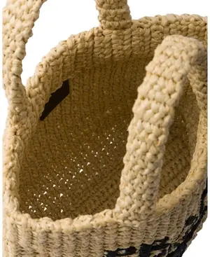 Prada Small Crochet Tote Bag - Neutral