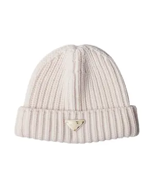 Prada Wool Beanie Neutral