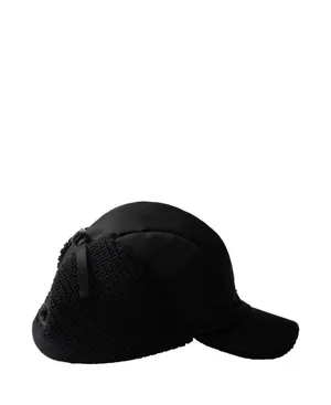 Prada Re-nylon And Wool Trapper Hat