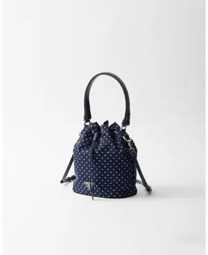 Prada Re-nylon Mini-bag With Studs