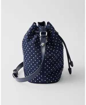 Prada Re-nylon Mini-bag With Studs
