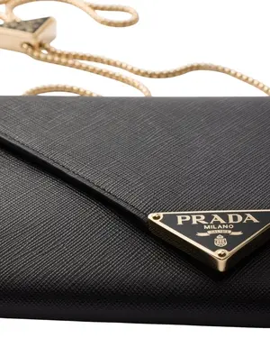 Prada Saffiano Leather Mini Bag - Black