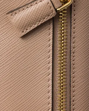 Prada Saffiano Leather Mini Bag - Powder