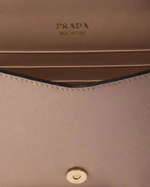 Prada Saffiano Leather Mini Bag - Powder
