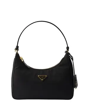 Prada Re-edition 2005 Re-nylon And Saffiano Mini Bag - Black