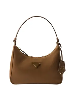 Prada Re-Edition 2005 Re-Nylon And Saffiano Mini Bag Brown
