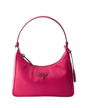Prada Re-edition 2005 Re-nylon And Saffiano Mini Bag - Dark Pink