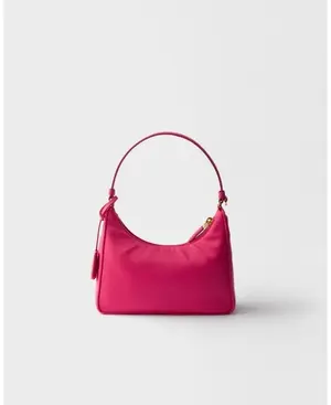 Prada Re-edition 2005 Re-nylon And Saffiano Mini Bag - Dark Pink