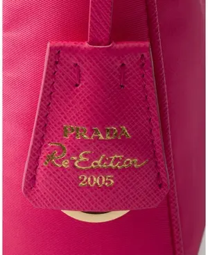 Prada Re-edition 2005 Re-nylon And Saffiano Mini Bag - Dark Pink