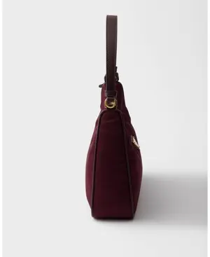 Prada Re-edition 2005 Re-nylon And Saffiano Mini Bag - Drak Red