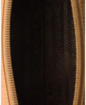 Prada Medium Re-nylon Pouch - Brown