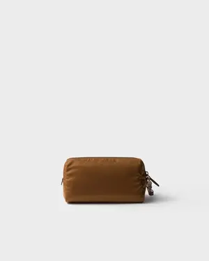 Prada Medium Re-nylon Pouch - Brown