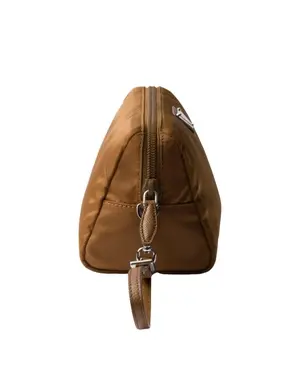 Prada Medium Re-nylon Pouch - Brown