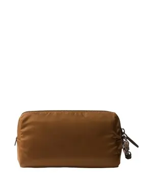 Prada Medium Re-nylon Pouch - Brown