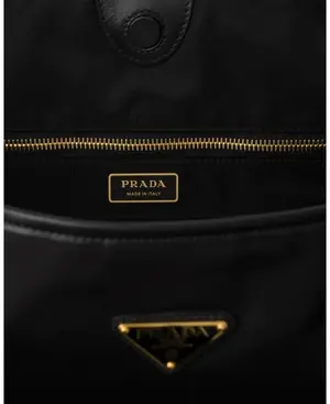 Prada Mariner Large Re-nylon Shoulder Bag - Black