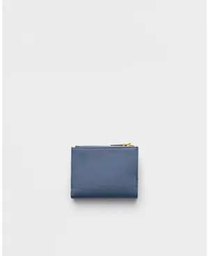 Prada Small Saffiano Leather Wallet - Blue