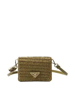 Prada Raffia Pouch