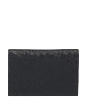 Prada Saffiano Leather Card Holder - Black