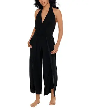 Magicsuit Halter Jumpsuit Swim Cover-up - Black
