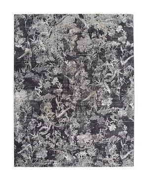 Livabliss Shoal Creek Ema Area Rug, 5' X 7'5 - Black