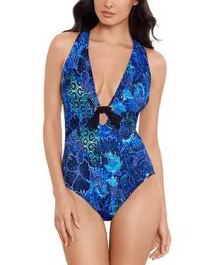 Magicsuit Jewels In The Nile Halle One Piece Swimsuit - Blue Multi