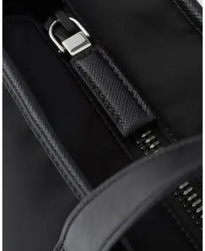 Prada Re-nylon And Saffiano Leather Tote Bag