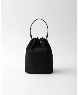 Prada Duet Re-nylon Bucket Bag - Black